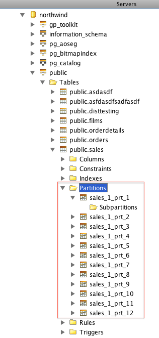 #10964: Display Vertica partition table information in the schema ...