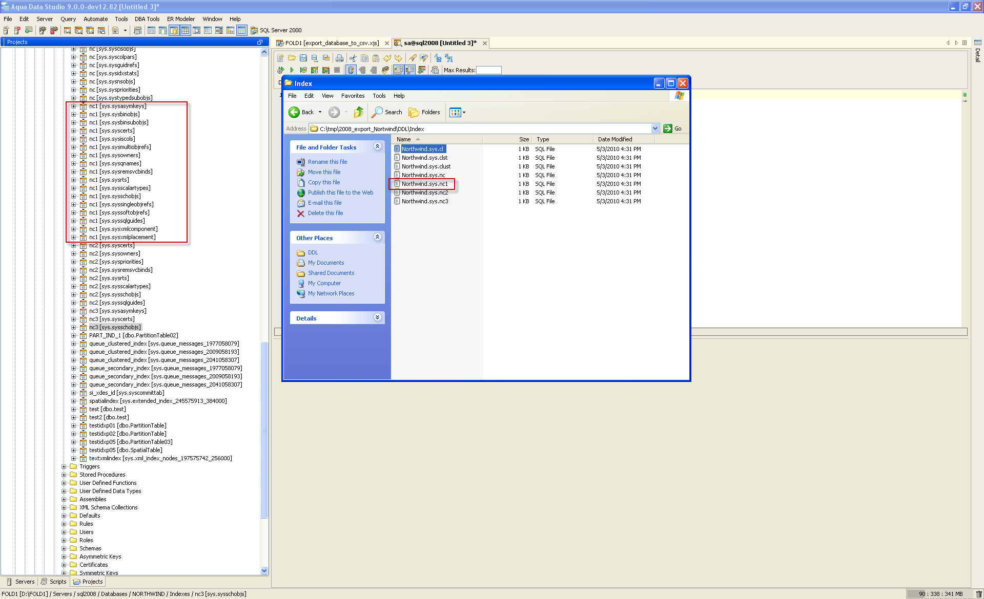 #4036: Solution Examples export_database_to_csv script -- Objects with ...